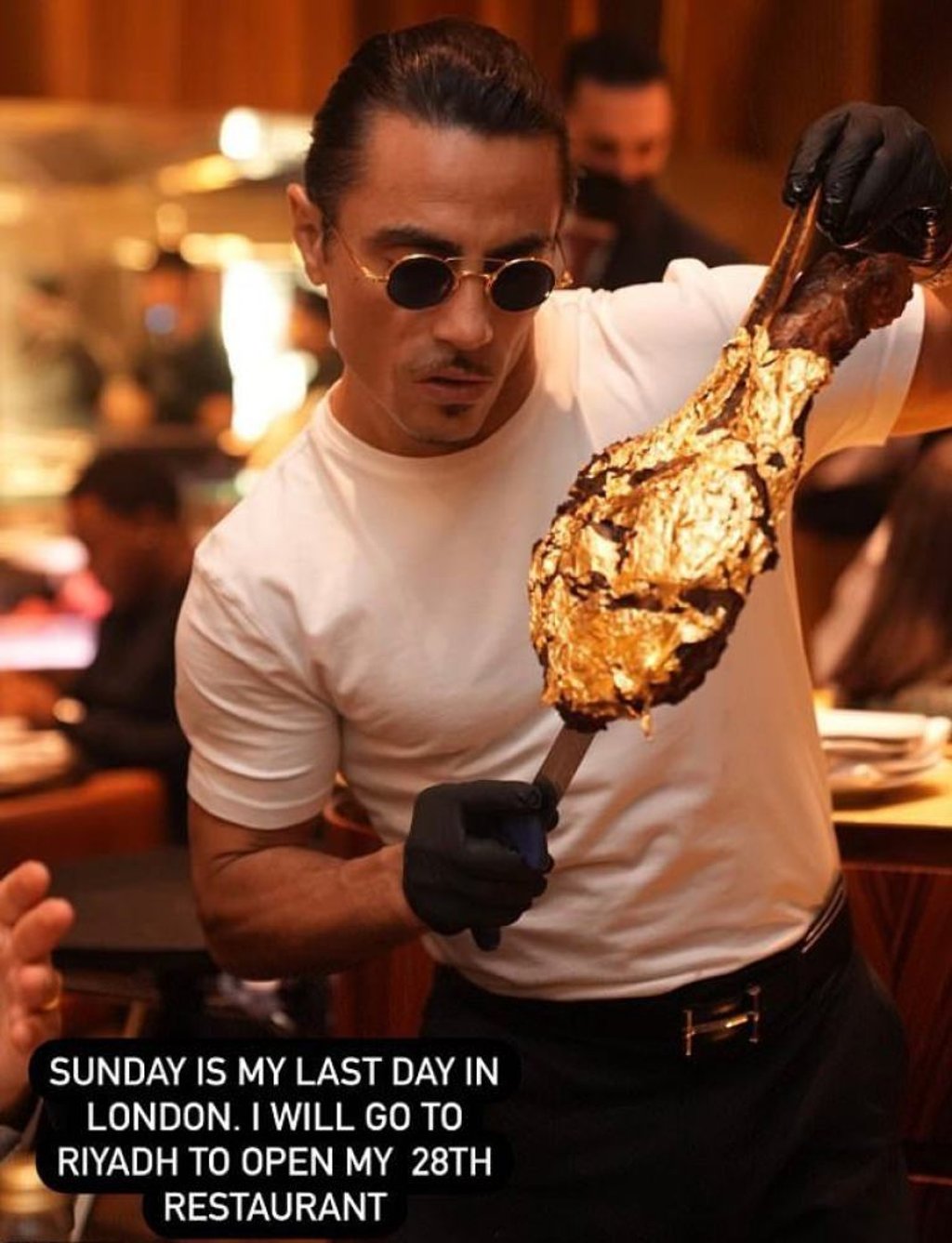 Salt bae steak store