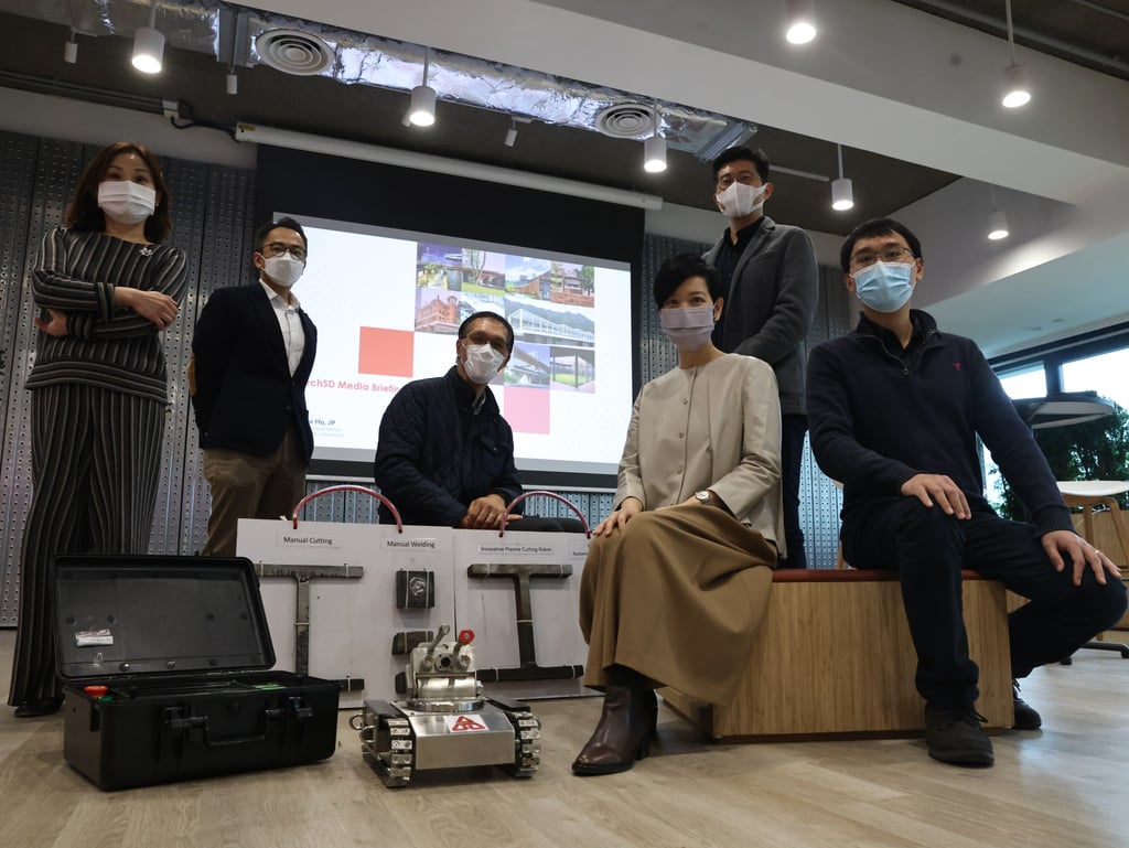 Labour-starved Hong Kong construction sites experiment with robots ...