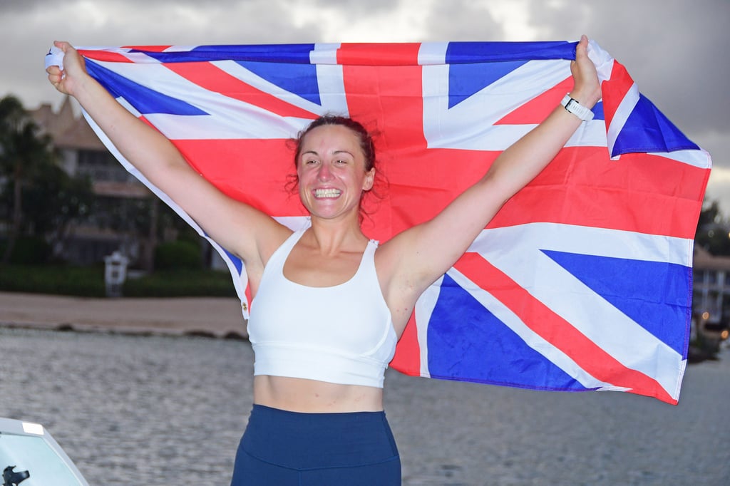 Solo women’s Atlantic rowing world record set by self reliant Briton ...