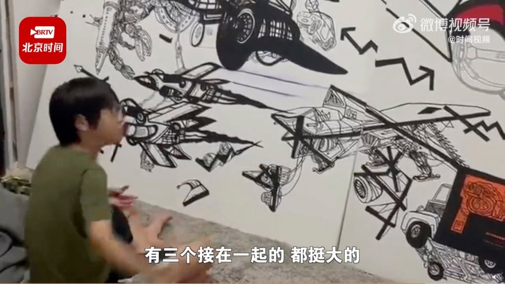 ‘No matter how late, he gets up and draws’: boy, 12, in China trends ...