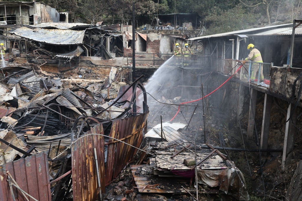 2 rushed to hospital, 77 evacuated in Hong Kong village as fire rips ...