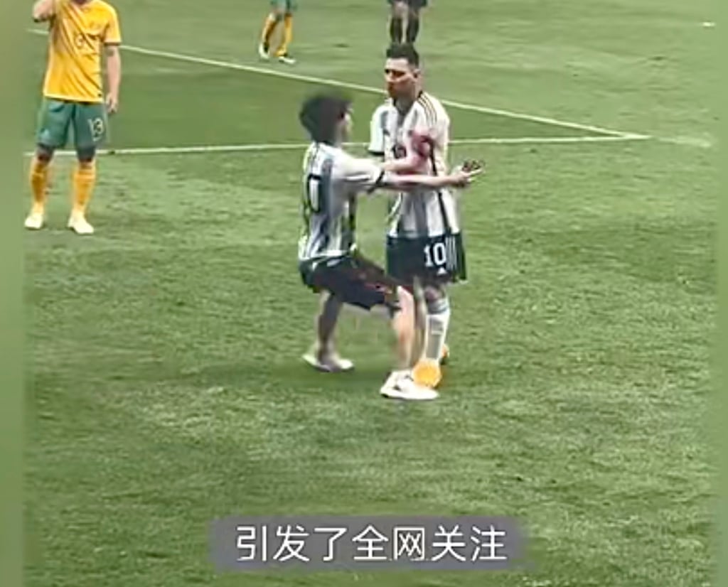 Messi mania: China embraces pitch-invading fan as millions line up ...