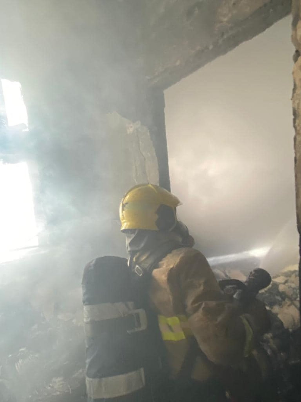 Hong Kong firefighters evacuate flats after fire breaks out on 13th ...