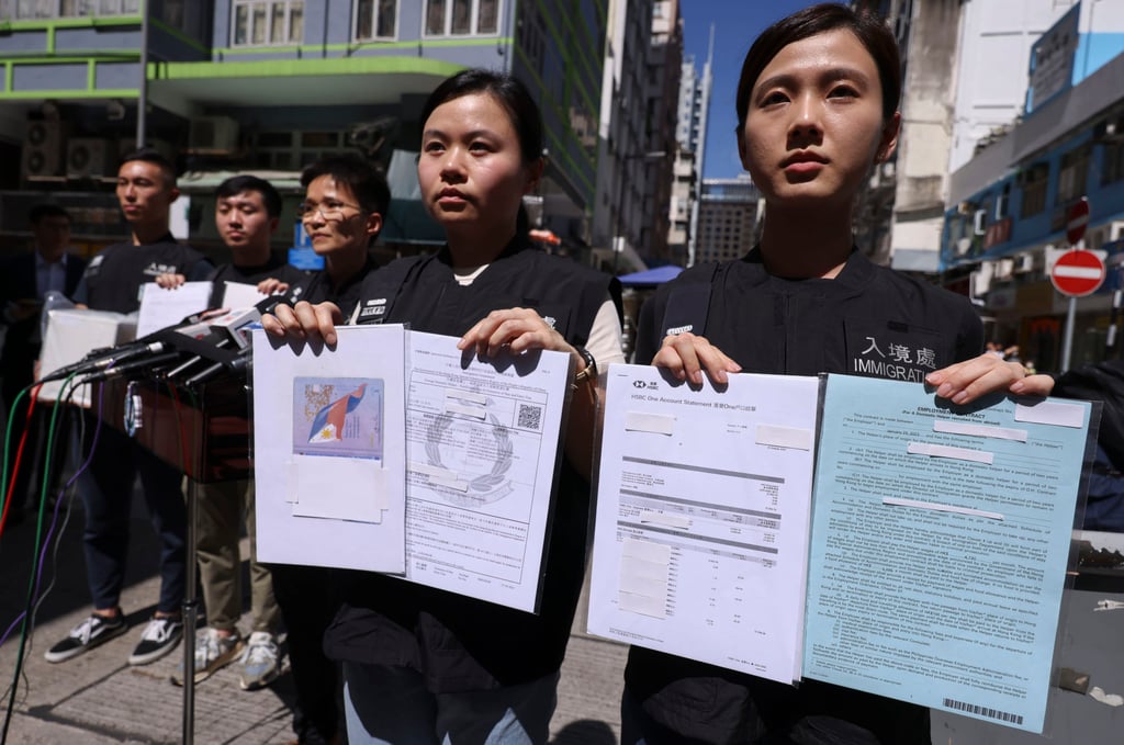 Hong Kong authorities arrest 2 men suspected of running syndicate ...