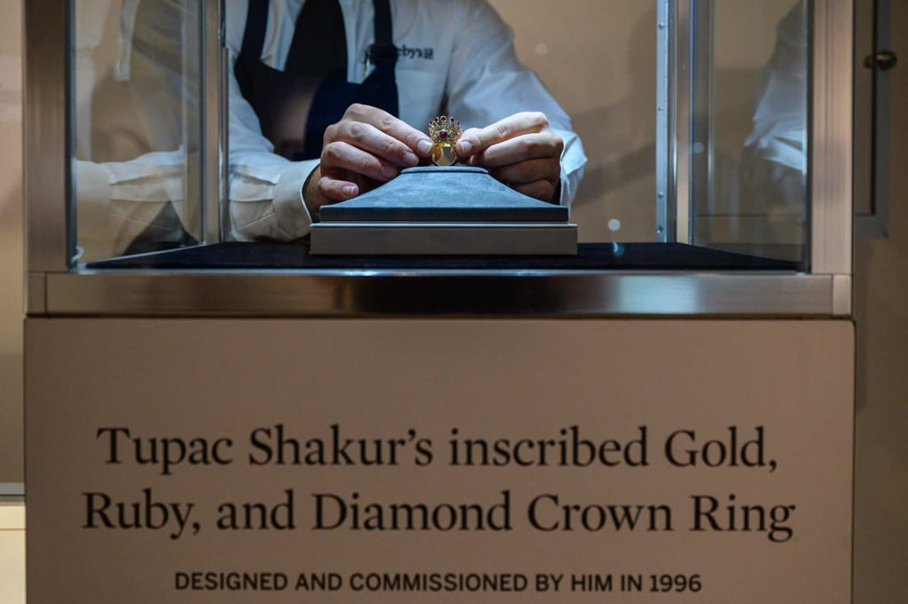 The Tupac Shakur ring that Drake bought for US$1 million: last worn at his final appearance, Pac ...
