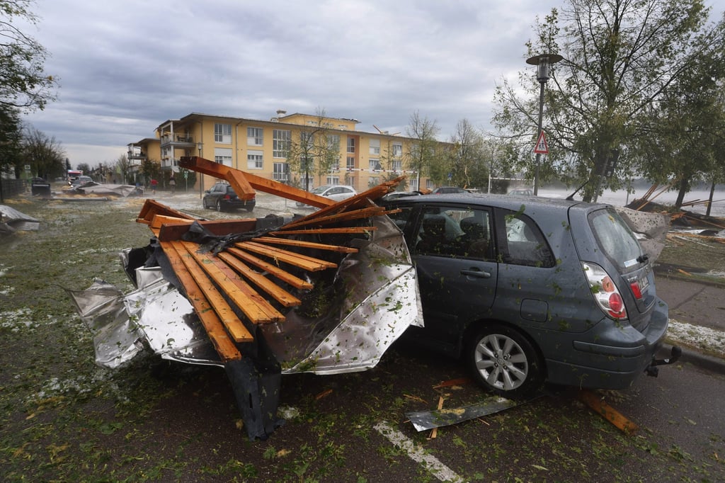 Hail causes massive damage in southern German town, disaster declared ...
