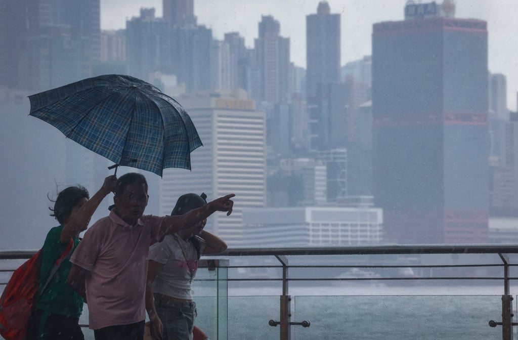 Sudden midday downpour hits Hong Kong, with rainy conditions expected ...