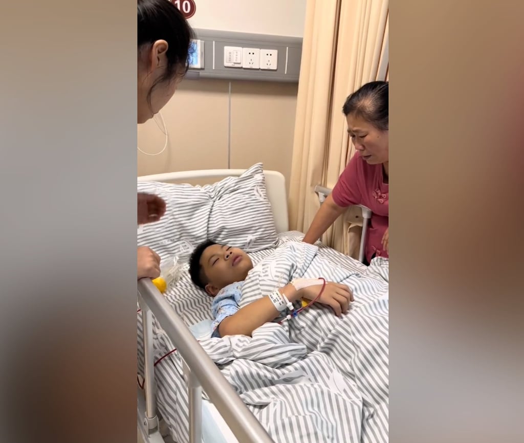 Paralysed China boy tearfully tells stepmother to have new baby if he ...