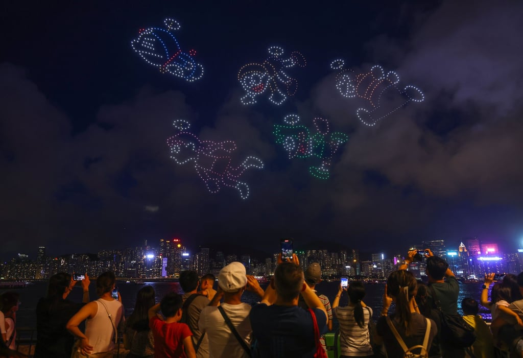 Doraemon drone show gets rapturous Hong Kong reception as weather holds ...