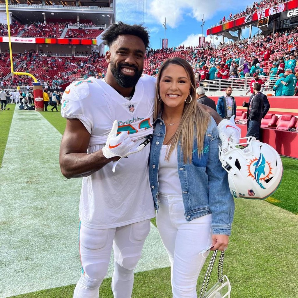 Meet Raheem Mostert’s wife Devon, who called Kamala Harris ‘garbage’. The Miami Dolphins star’s ...