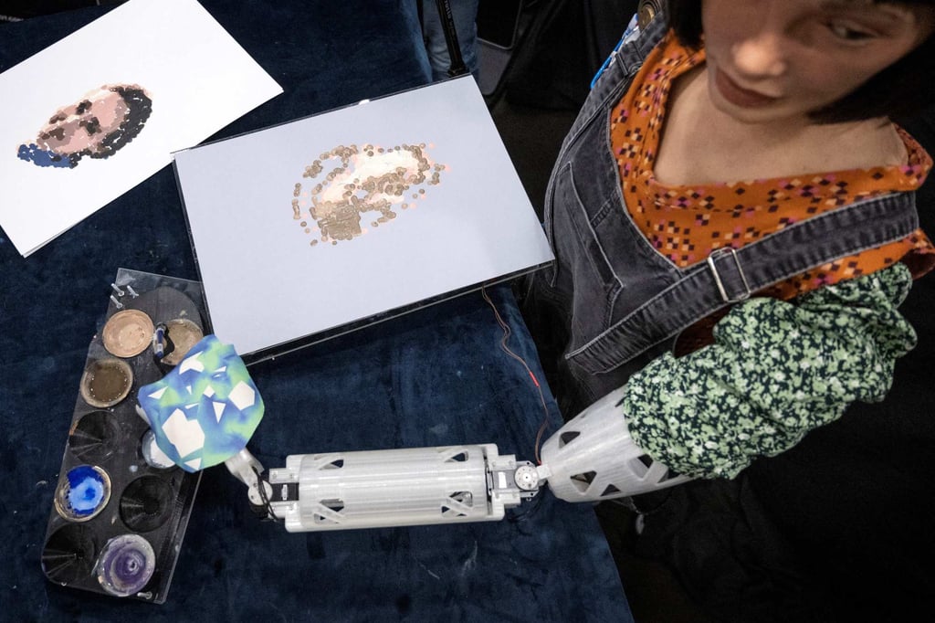 Portrait by robot Ai-Da to sell at auction in art world first | South ...