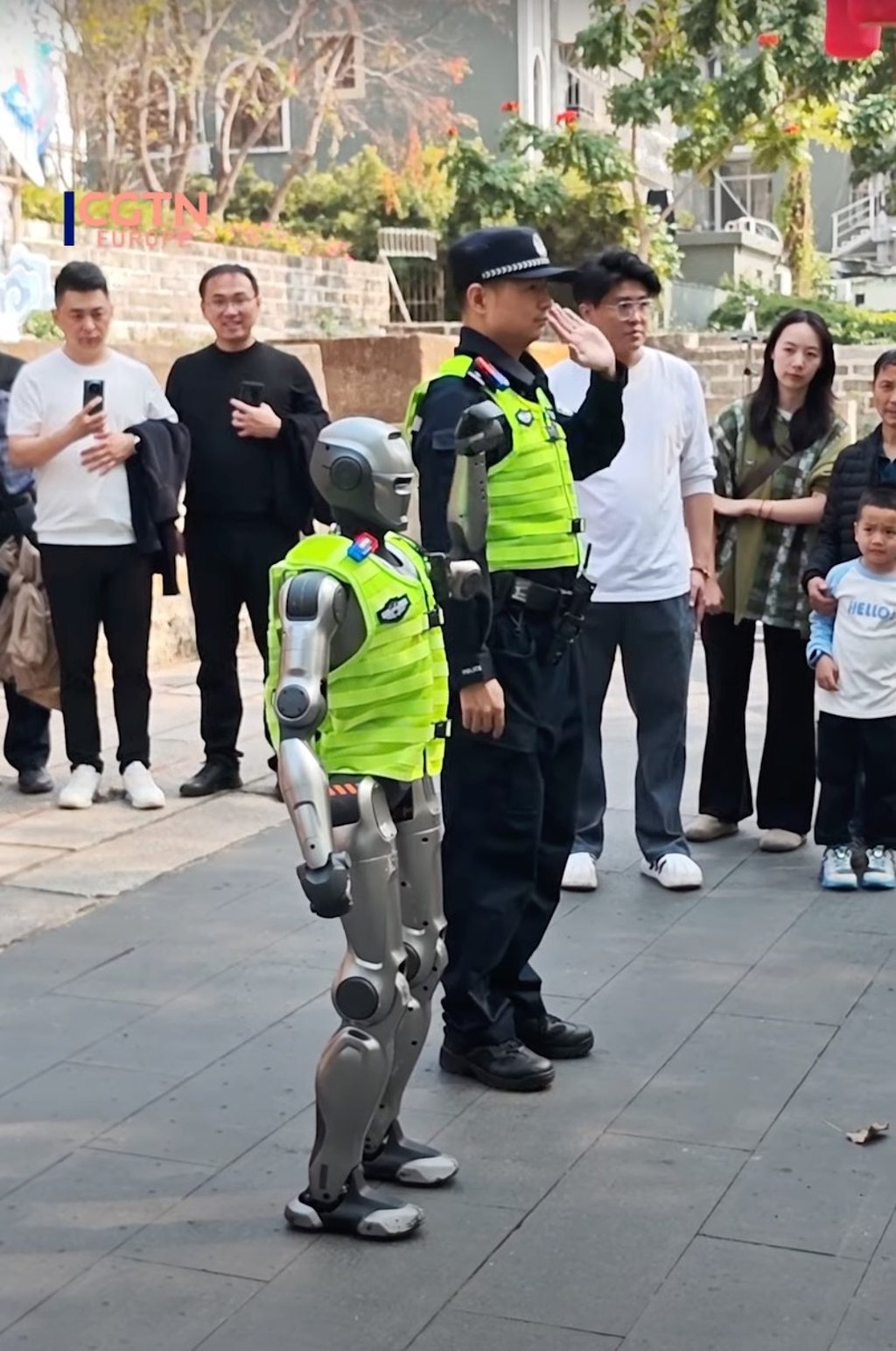 China police robot patrols streets, capturing public attention ...