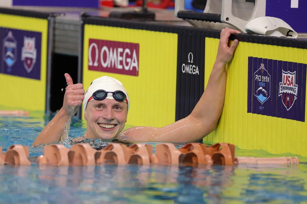 Katie Ledecky continues ‘ownership’ of 1,500m freestyle with second ...