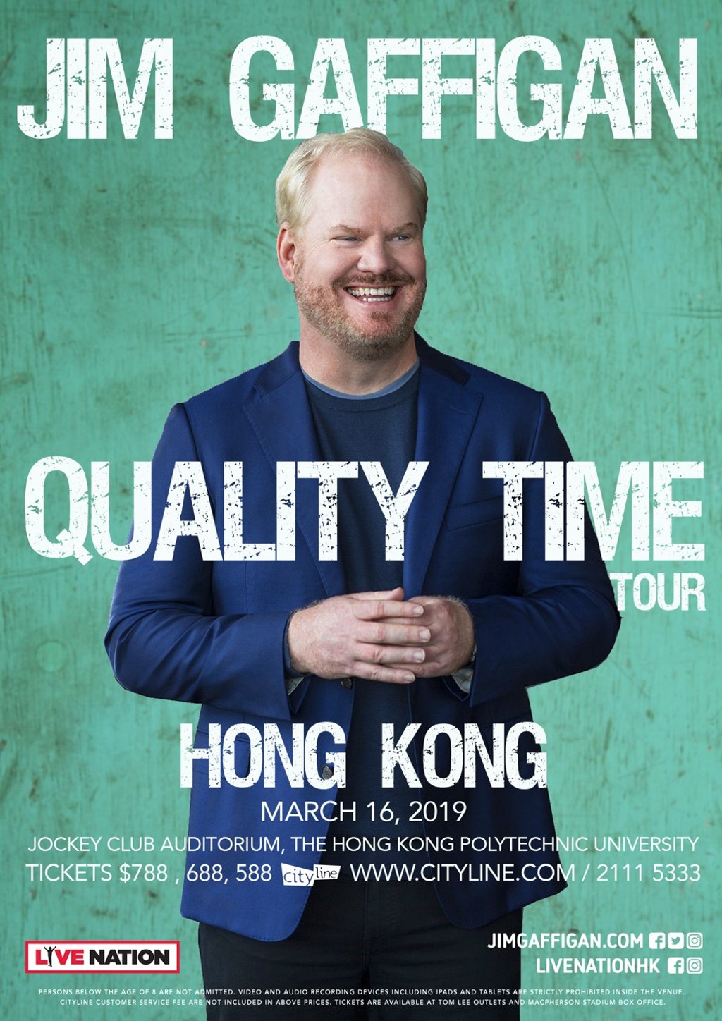 US comedian Jim Gaffigan brings his tales of family life and deadpan ...