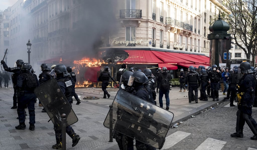 French army to be called in to guard public buildings as police tackle ...