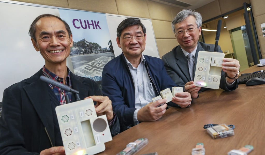 Chinese University scholars unveil gadgets set to ease Hongkongers’ Greater Bay Area health ...