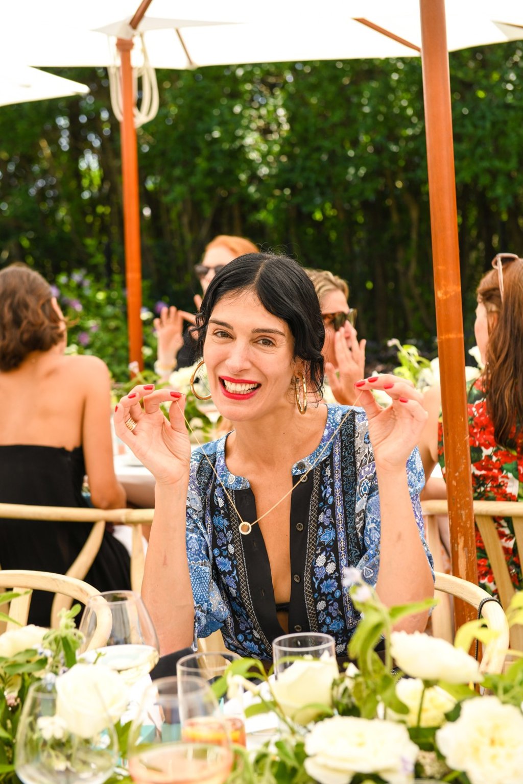 Summer dresses rule at the Grey Gardens lunch for the Tiffany T ...