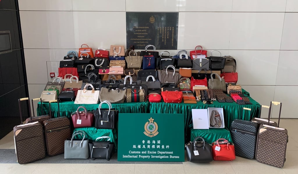 Nearly 3,000 fake fashion accessories seized at Hong Kong’s Ladies ...