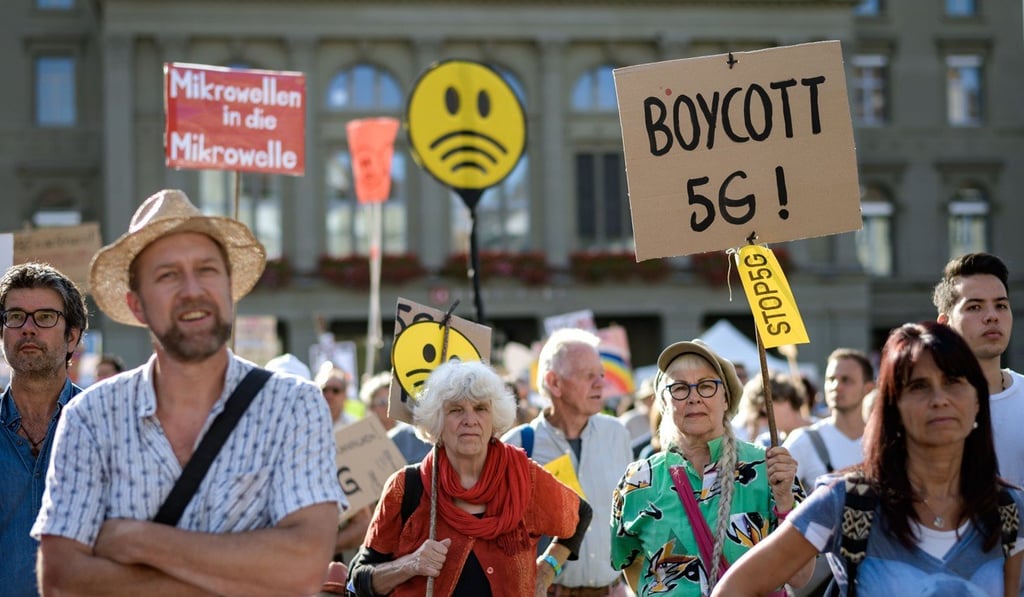 5G health fears? Thousands of protesters take to the streets in Swiss ...