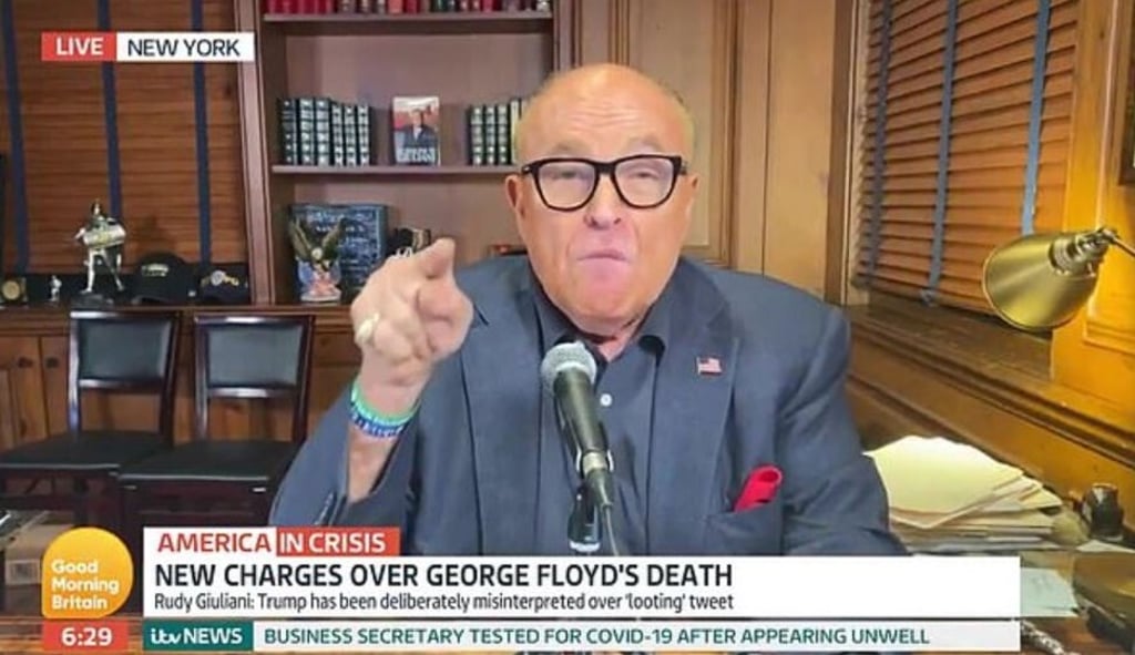 George Floyd protests: Piers Morgan calls Trump’s lawyer Rudy Giuliani ...