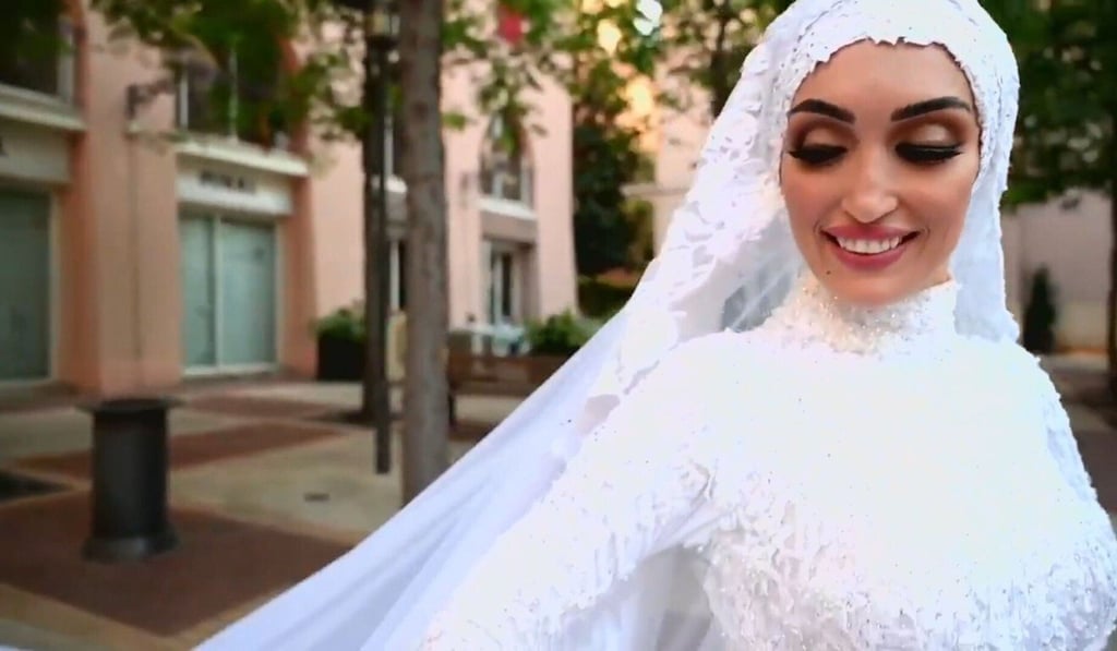 Beirut bride happy to be alive after monster blast cuts short wedding ...