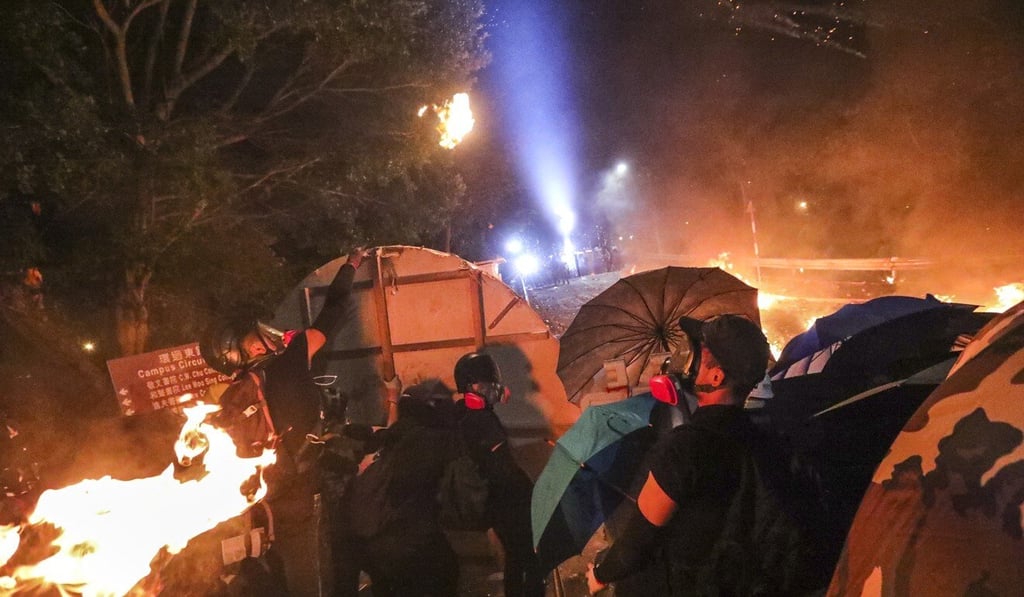 Hong Kong protests: student accused of rioting at Chinese University ...