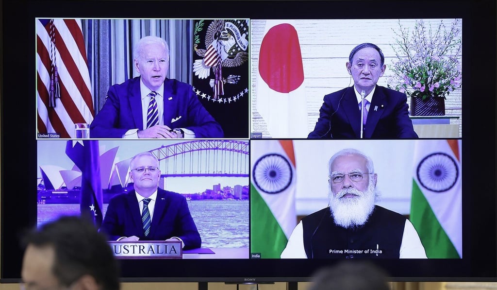 Quad leaders, meeting in person for first time, are seen to plan ...