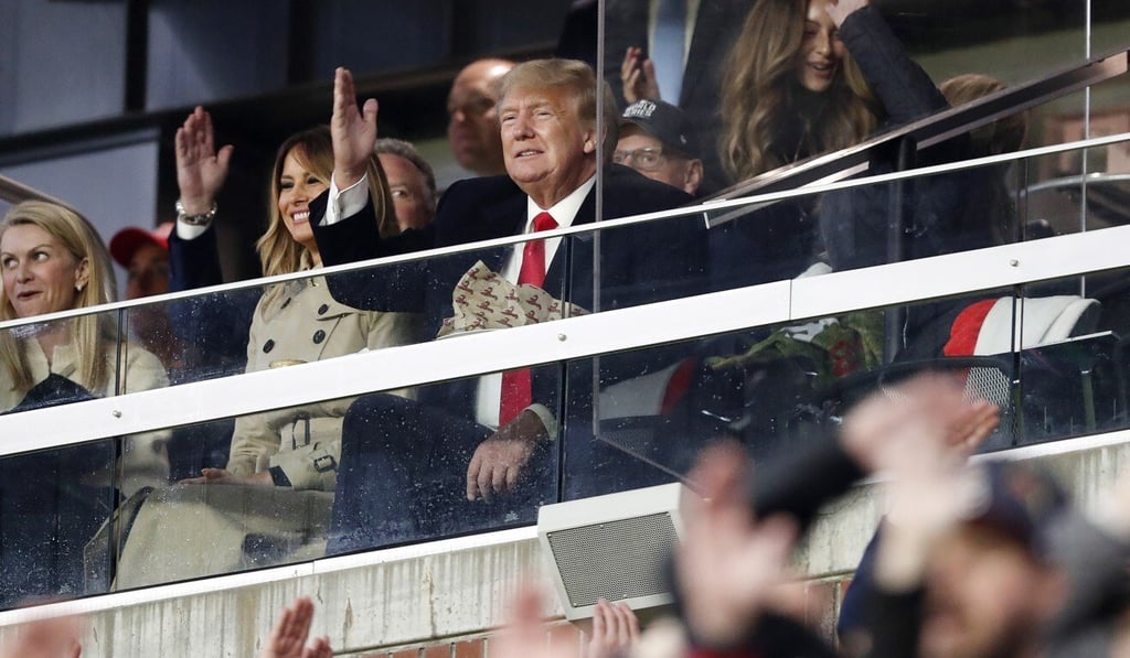 Trump performs ‘Tomahawk chop’ denounced as racist by Native Americans ...