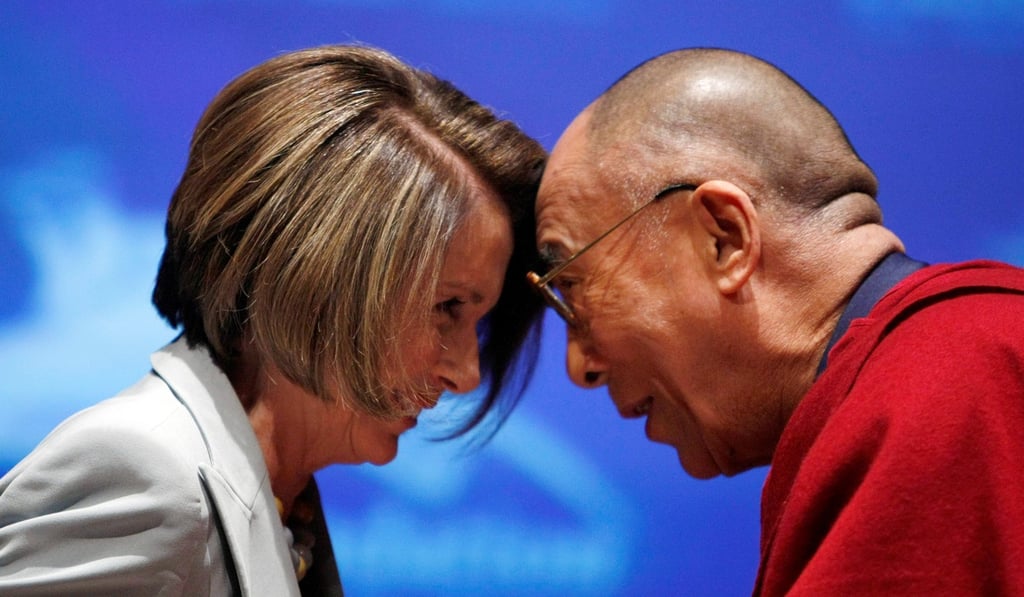 Top US Democrat Nancy Pelosi visits Dalai Lama in India as Trump warms ...