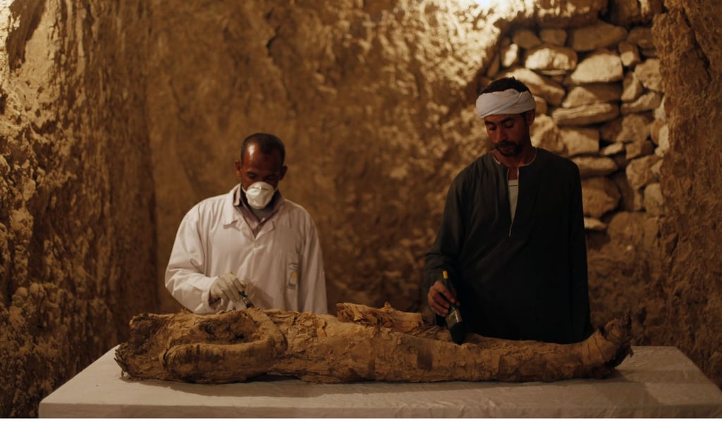 Archaeologists get first inside look of two ancient tombs after ...