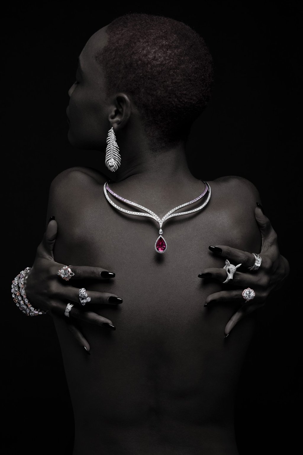 Photo shoot: queen of diamonds brings pure drama to brilliant stones ...