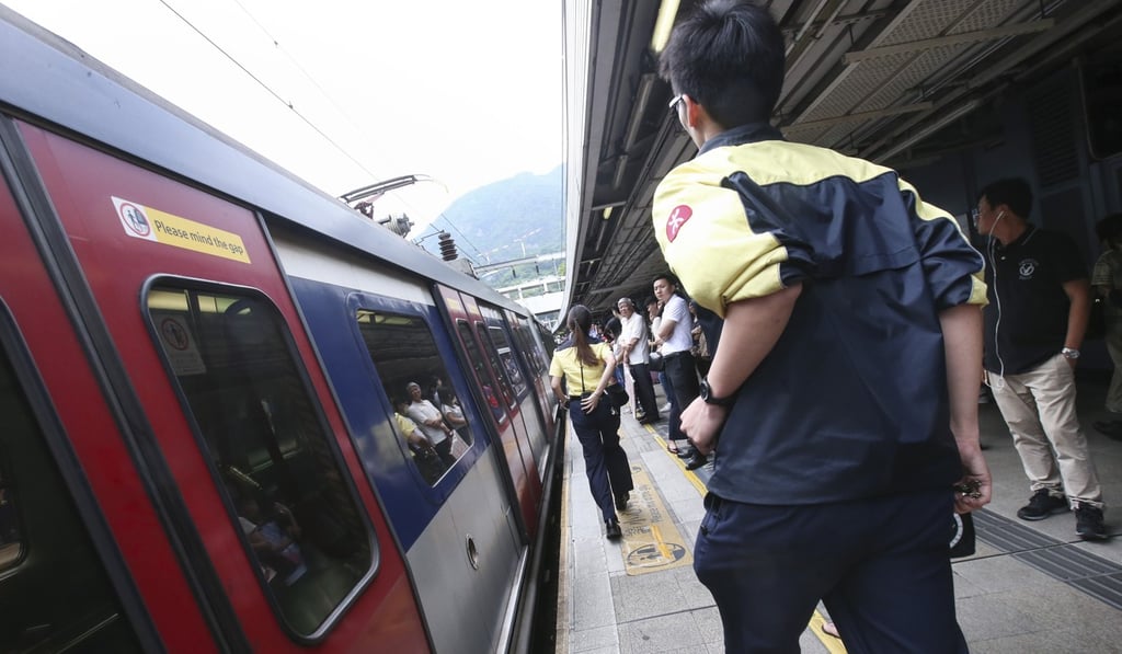 Hong Kong police hunt elderly man who pulled knife on MTR train ...