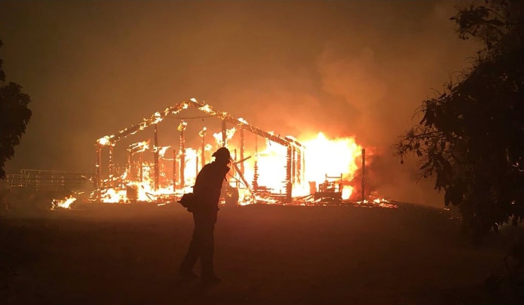 New bushfires sweep through California, burning houses | South China ...