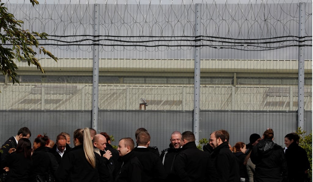 UK prison officers return to work after protest against jail violence ...