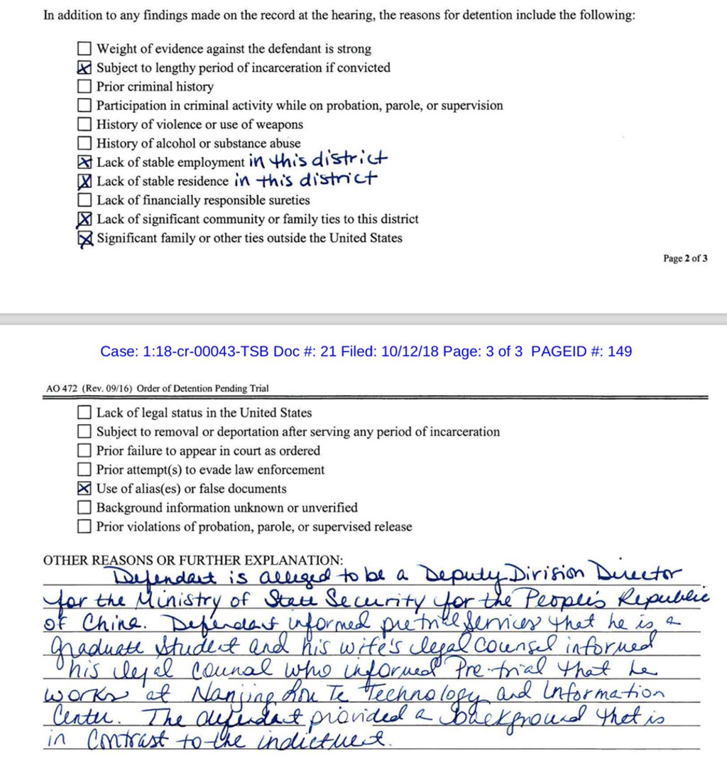 US court keeping accused Chinese spy jailed over use of alias ahead of ...