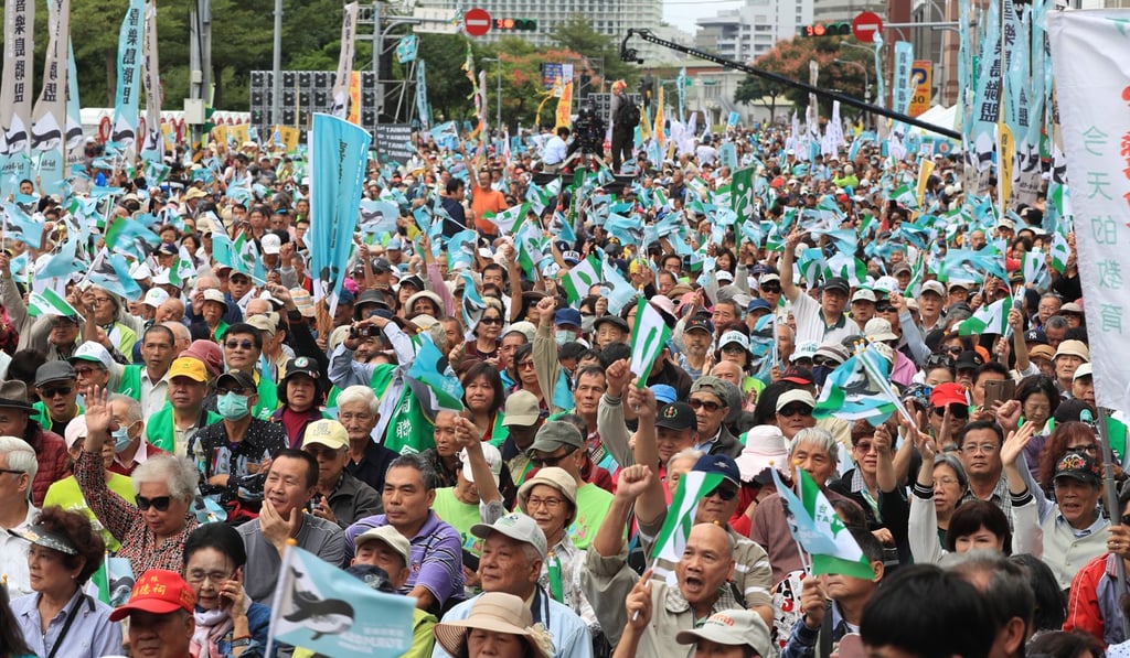Taiwan independence protesters take to the street in Taipei | South ...