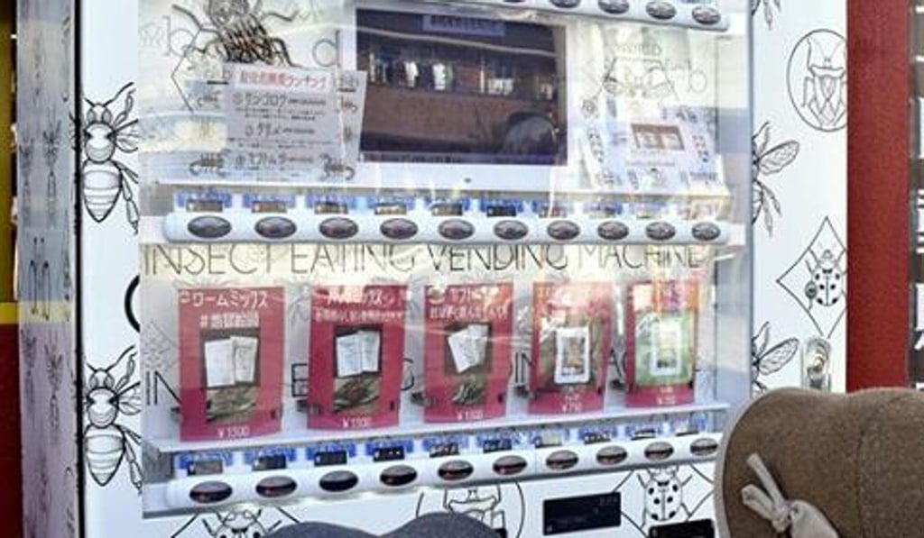 Salted crickets, chocolate beetles: insect snack machine’s a hit in ...