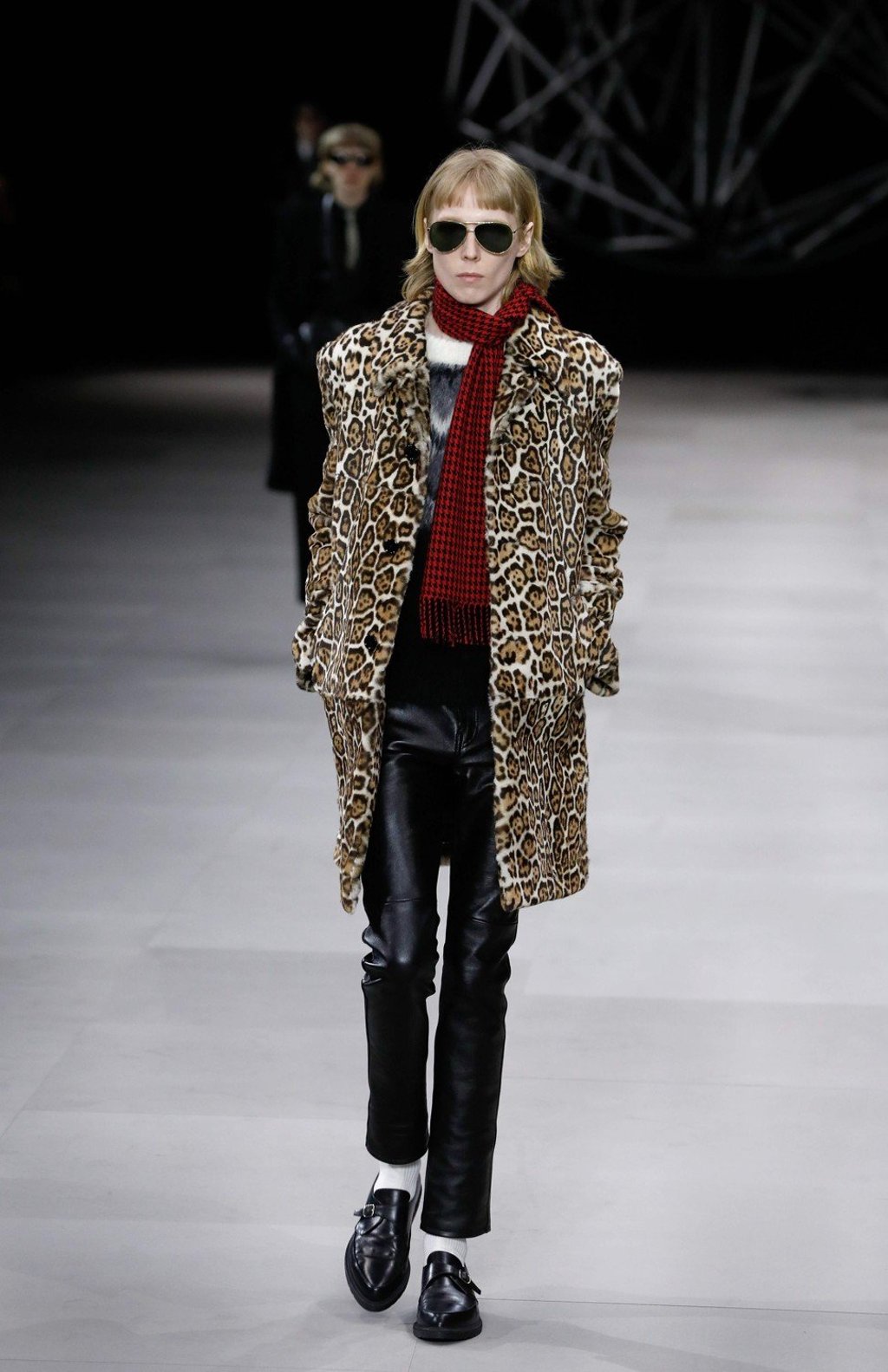Paris Fashion Week: Hedi Slimane cuts a dash with his skinny-suited ...