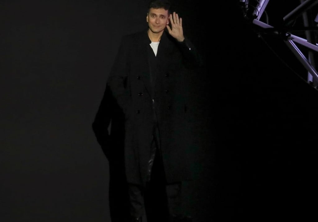 Paris Fashion Week: Hedi Slimane cuts a dash with his skinny-suited ...