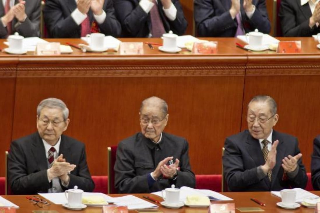 Jiang Zemin leads show of strength by party old guard at 18th congress ...