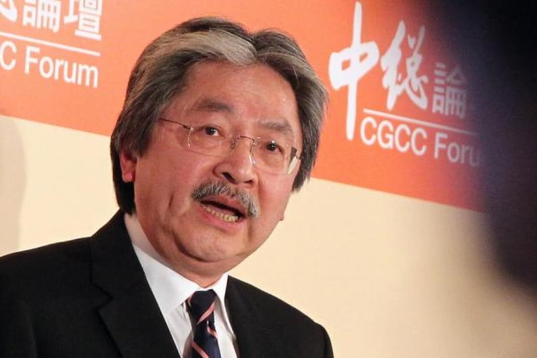 Financial Secretary John Tsang says Hong Kong economy faces challenging ...