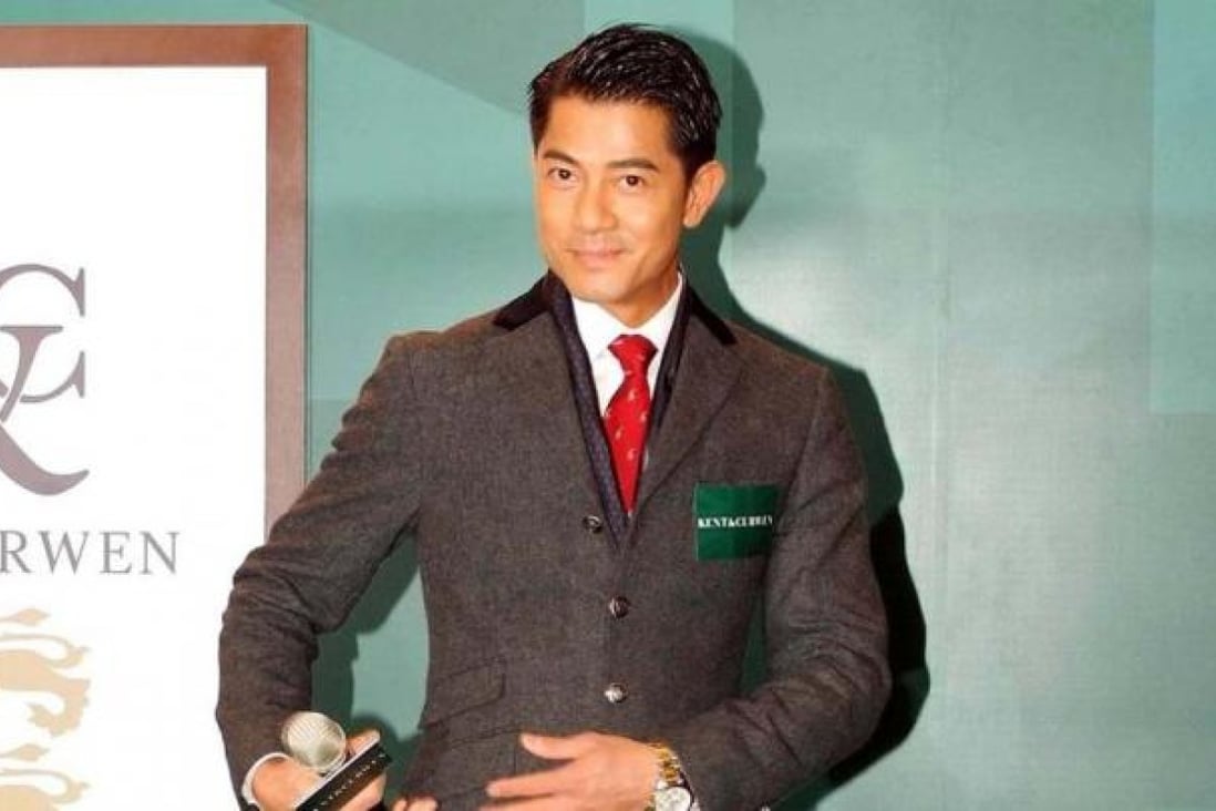 Aaron Kwok attends Kent & Curwen campaign launch | South China Morning Post