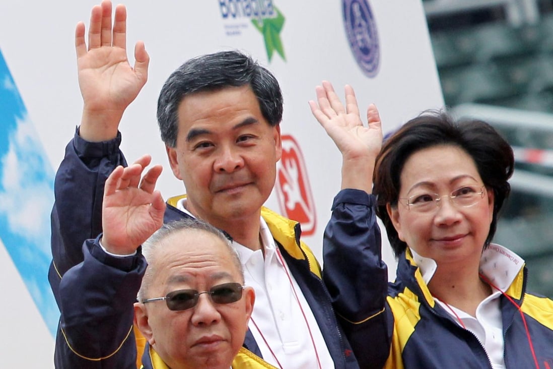CY Leung 'will not take easy options in big speech' (video) | South ...
