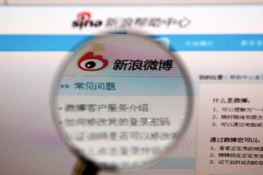 Weibo adverts on the rise as Sina looks for revenue | South China ...