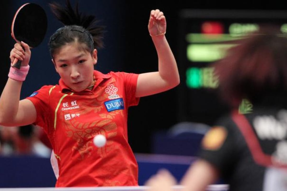 Third Asian Cup table tennis title to Liu Shiwen | South China Morning Post