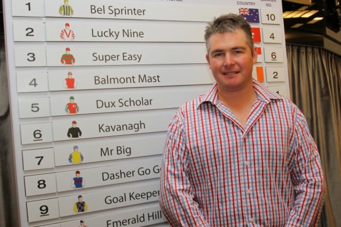 Bel Sprinter trainer Jason Warren sets sights on Hong Kong Sprint ...