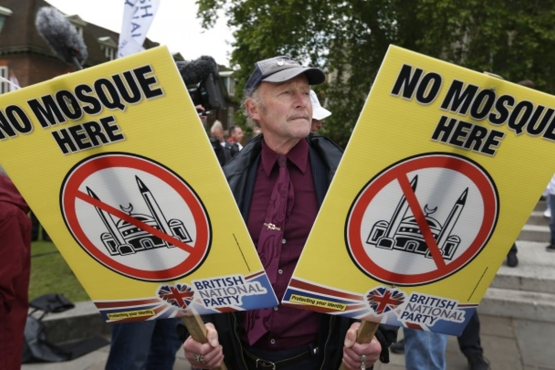 British National Party protest after soldier's killing drowned out by ...
