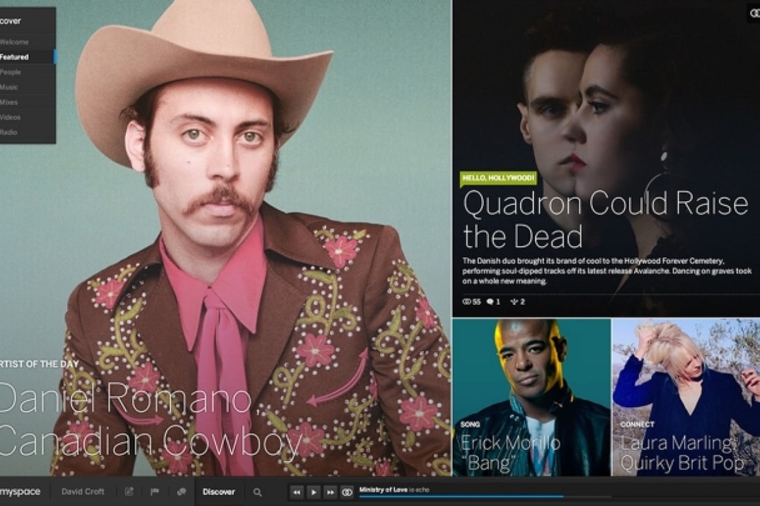 New Myspace takes it back to the future | South China Morning Post