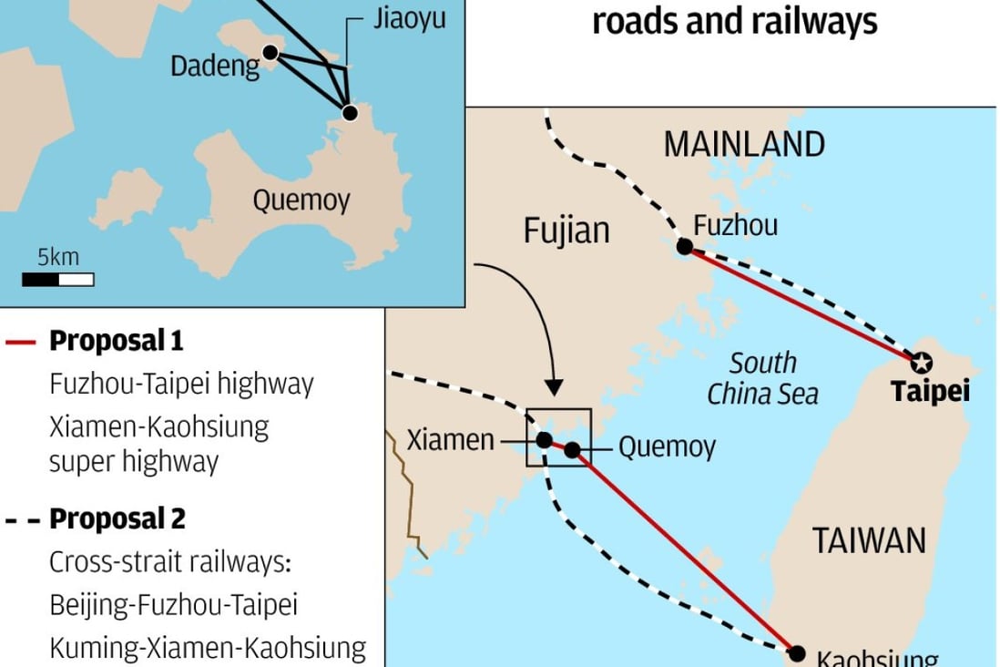 China plans cross-strait highways with Taiwan | South China Morning Post