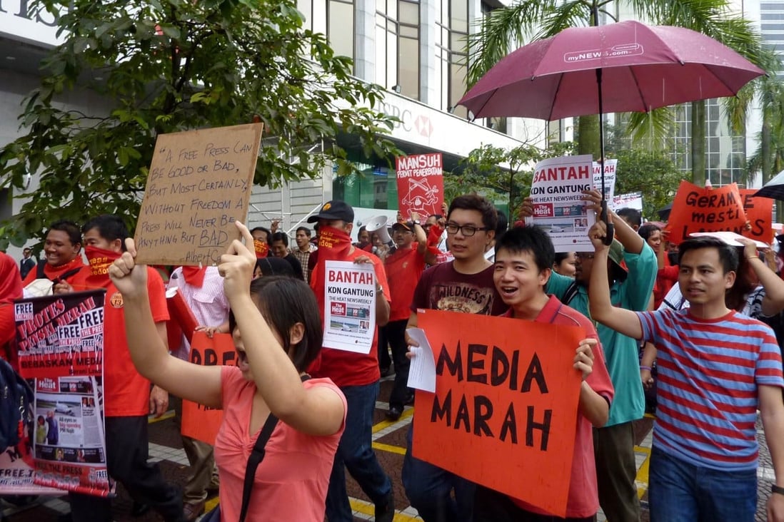 Protest in Malaysia after government suspends magazine | South China ...